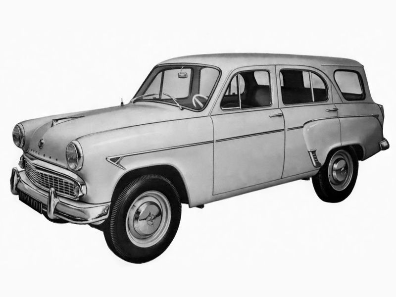 Moskvich 423 Kombi technical specifications and fuel economy